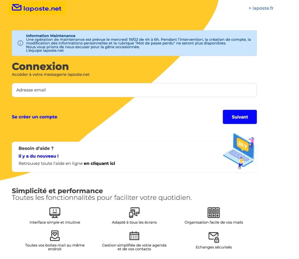 Guide complet pour accéder à votre boîte mail Laposte.net - Au Coeur de ...